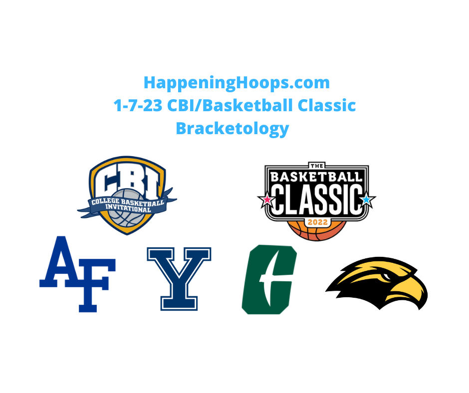 2022-23 CBI/Basketball Classic Bracketology #2 1-7-23 | Happening Hoops